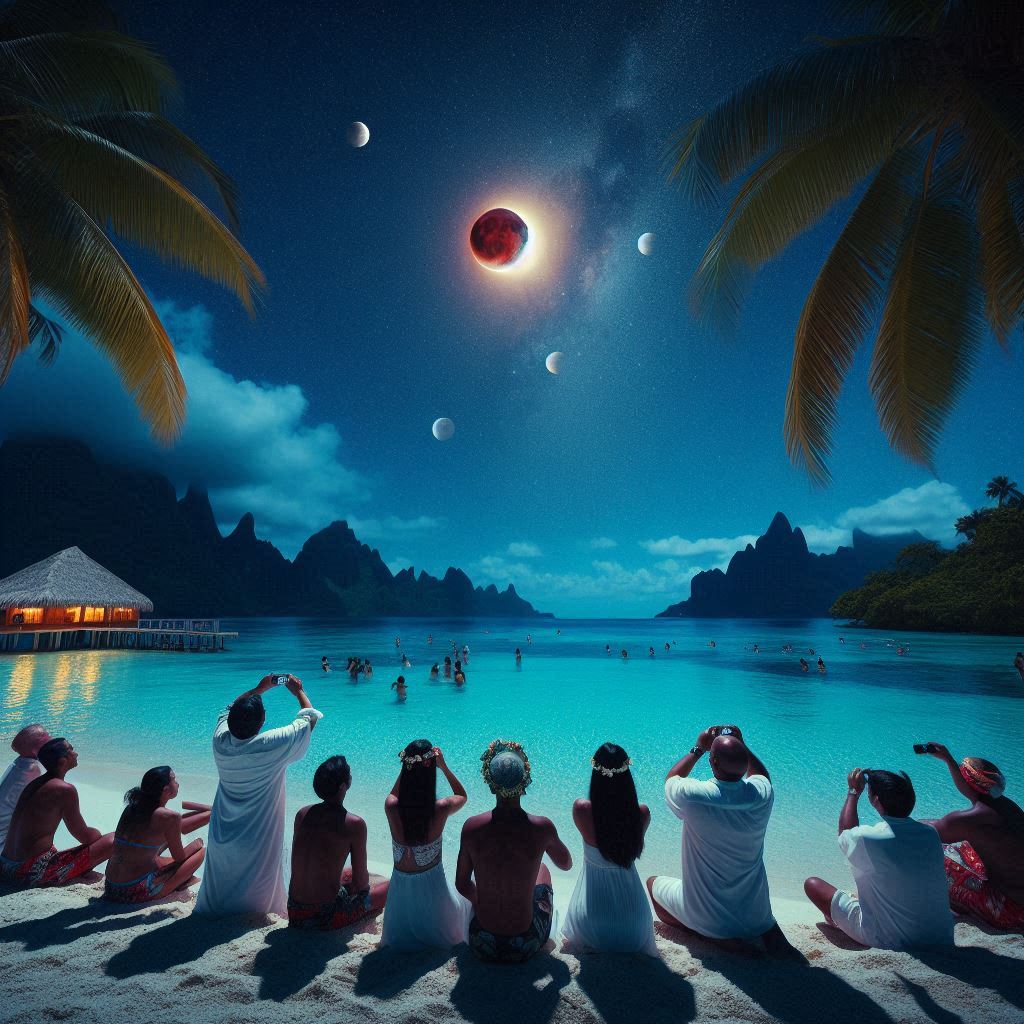 Total månförmörkelse torsdagen den 13 mars 2025 i Fenua! - Praktiskt Tahiti