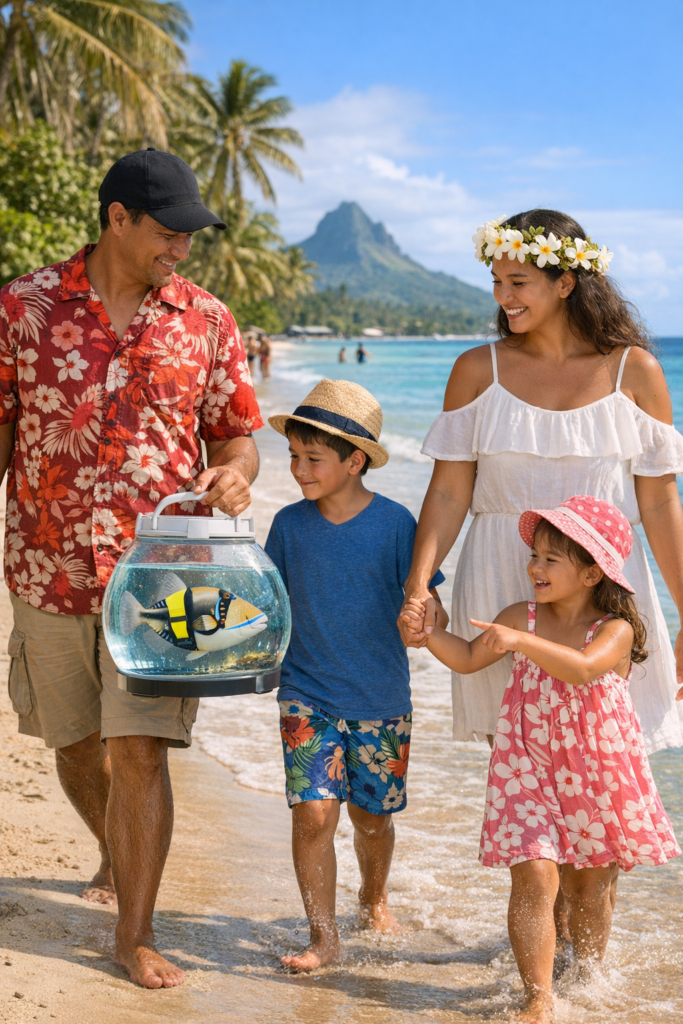 Pet lagoon fish become mandatory - Tahiti Practical